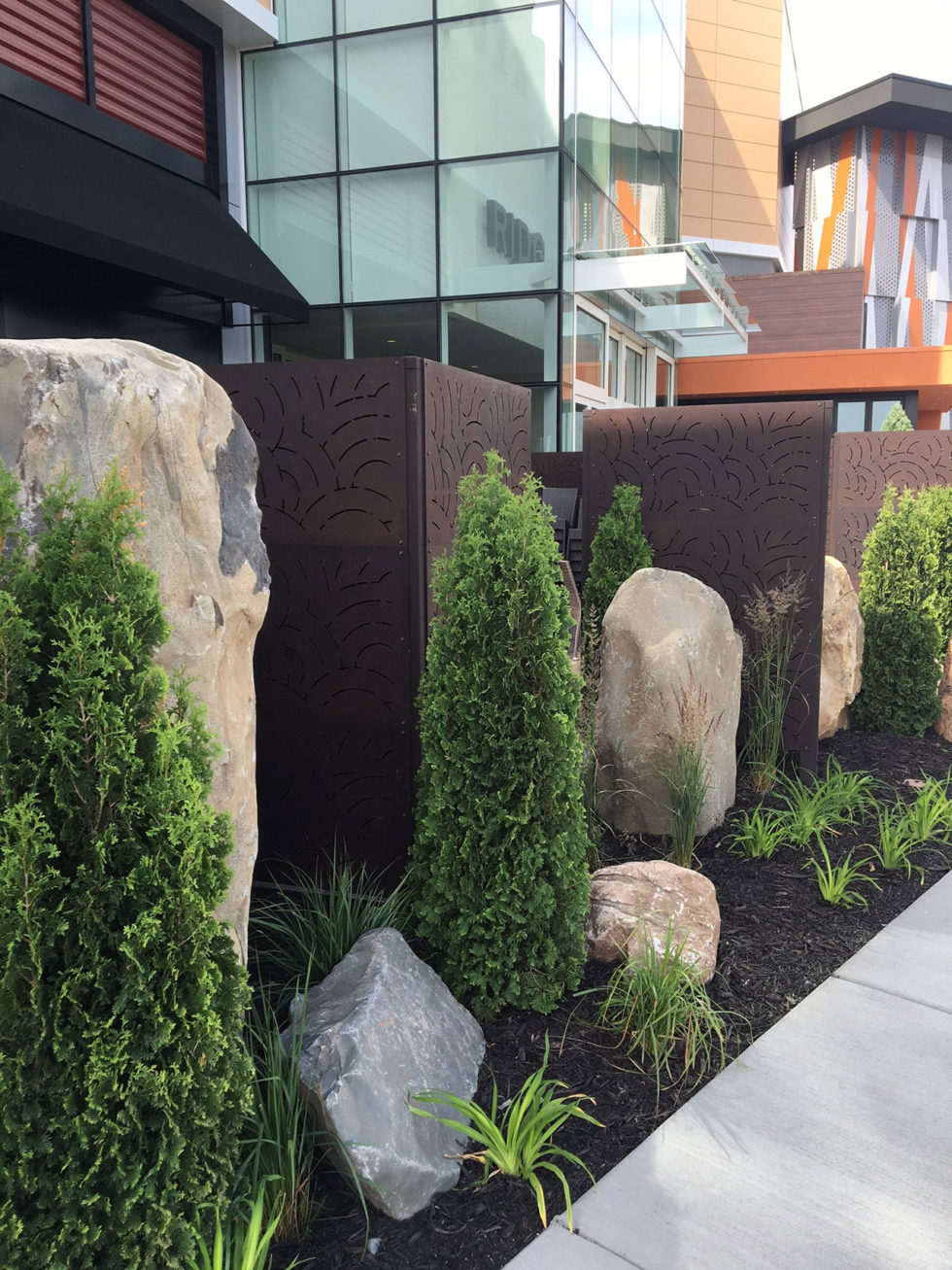 Designing with OUTDECO Panels - Twisted Elements